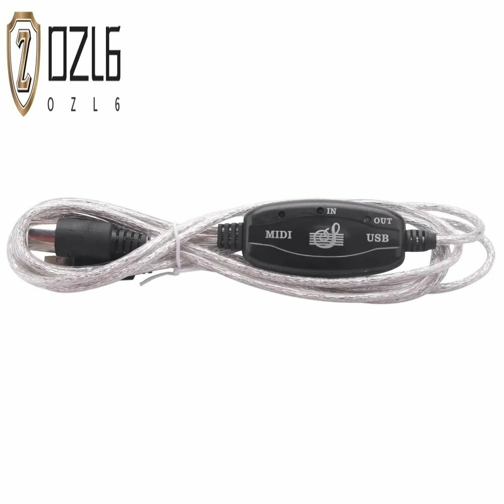 (A O Q Преобразователь кабеля MIDI в USB, переходник с ПК на синтезатор, музыкальная клавиатура, адаптер совместим домашней музыкальной студии