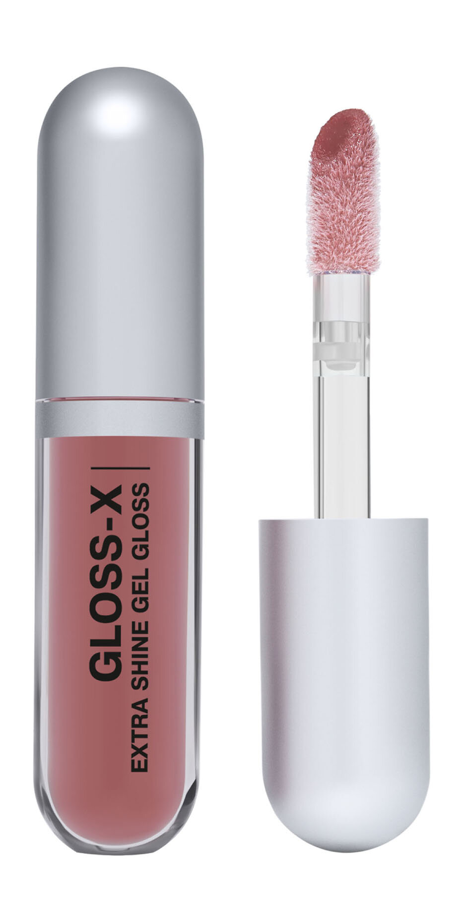 INFLUENCE BEAUTY Гель-блеск для губ Gloss-X, 3,4 мл, 10 коричневый нюд