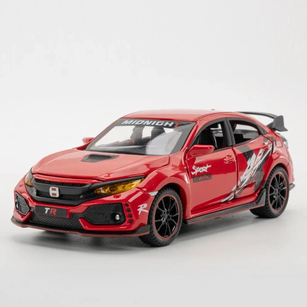 Модель автомобиля Honda Civic TYPE-R 1:32 металл Красный, Red