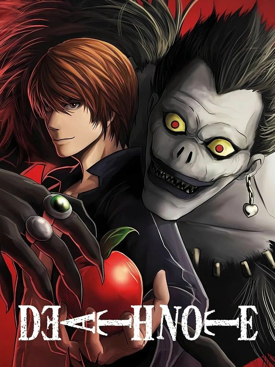 Постер для интерьера на стену (40х50 см). Аниме Тетрадь Смерти (Deathnote)