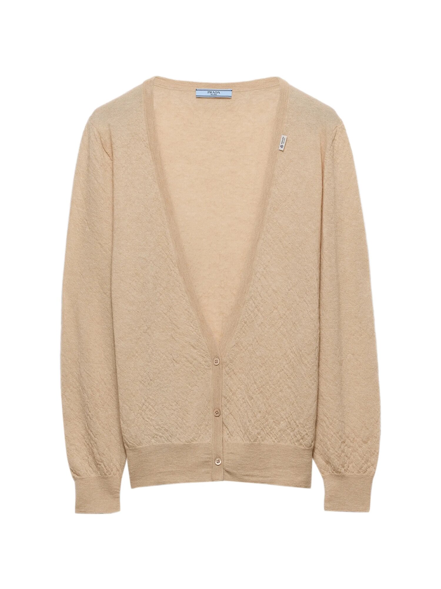 Кардиган Prada Cashmere cardigan, размер 36, разноцветный
