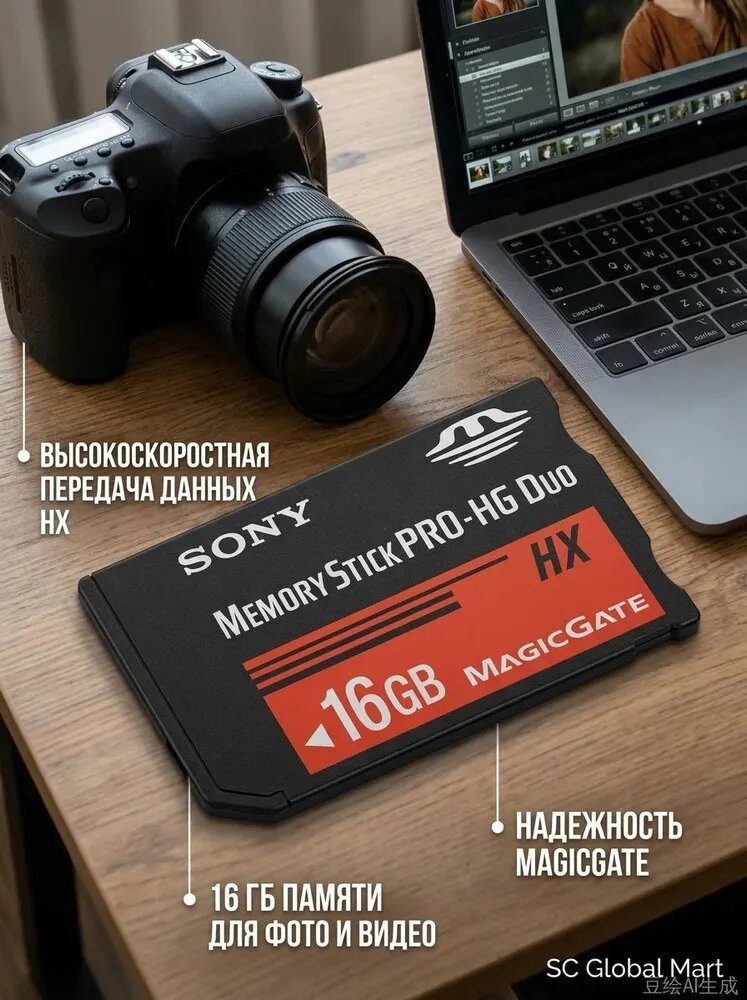 Карта памяти Sony Memory Stick PRO-HG DUO MS-HX 16 ГБ (Mark2)