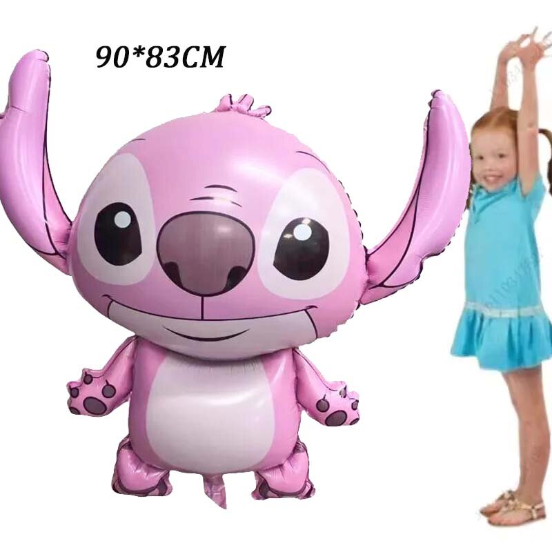 Воздушный шар из алюминиевой фольги Pink Stitch, воздушный шар на день рождения, 90X83cm,1 шт.