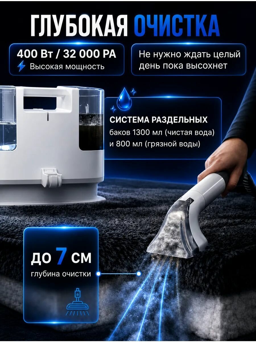 Моющий пылесос — фото 1