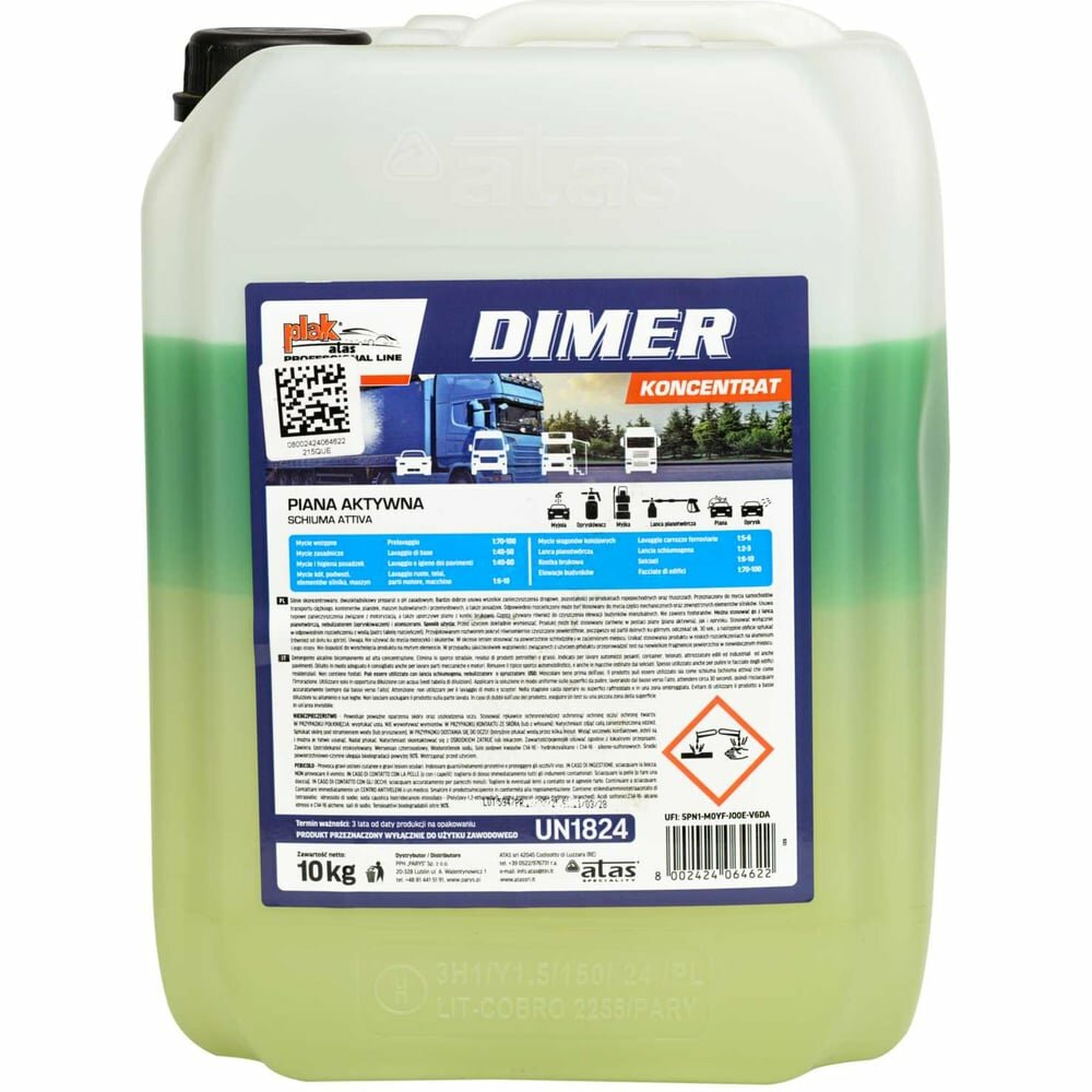 Средство для бесконтактной мойки DIMER концентрат 10 кг Atas 1272