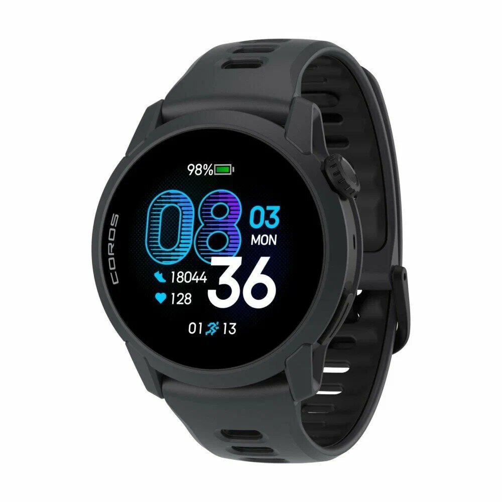 Умные спортивные часы Coros Pace 4 Black Silicone с AMOLED-экраном — фото 1