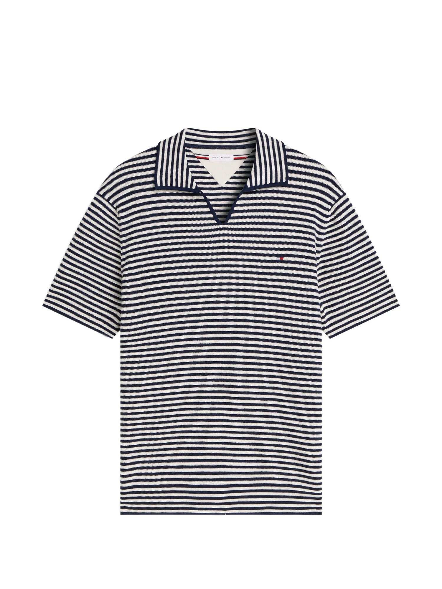 Футболка Horizontal-stripe logo-detail t-shirt