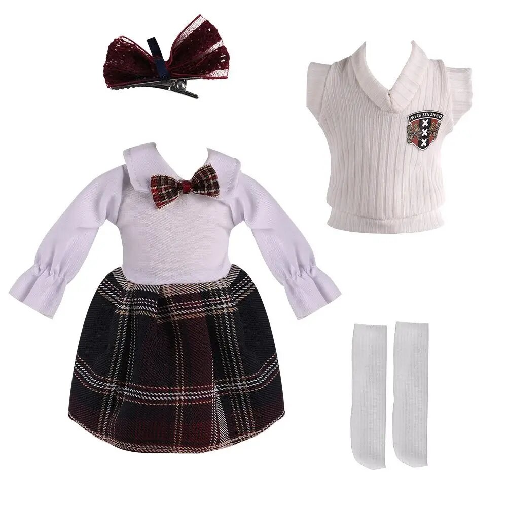 Одежда для кукол BJD 1/6 Бежевый, Style 2 — фото 1