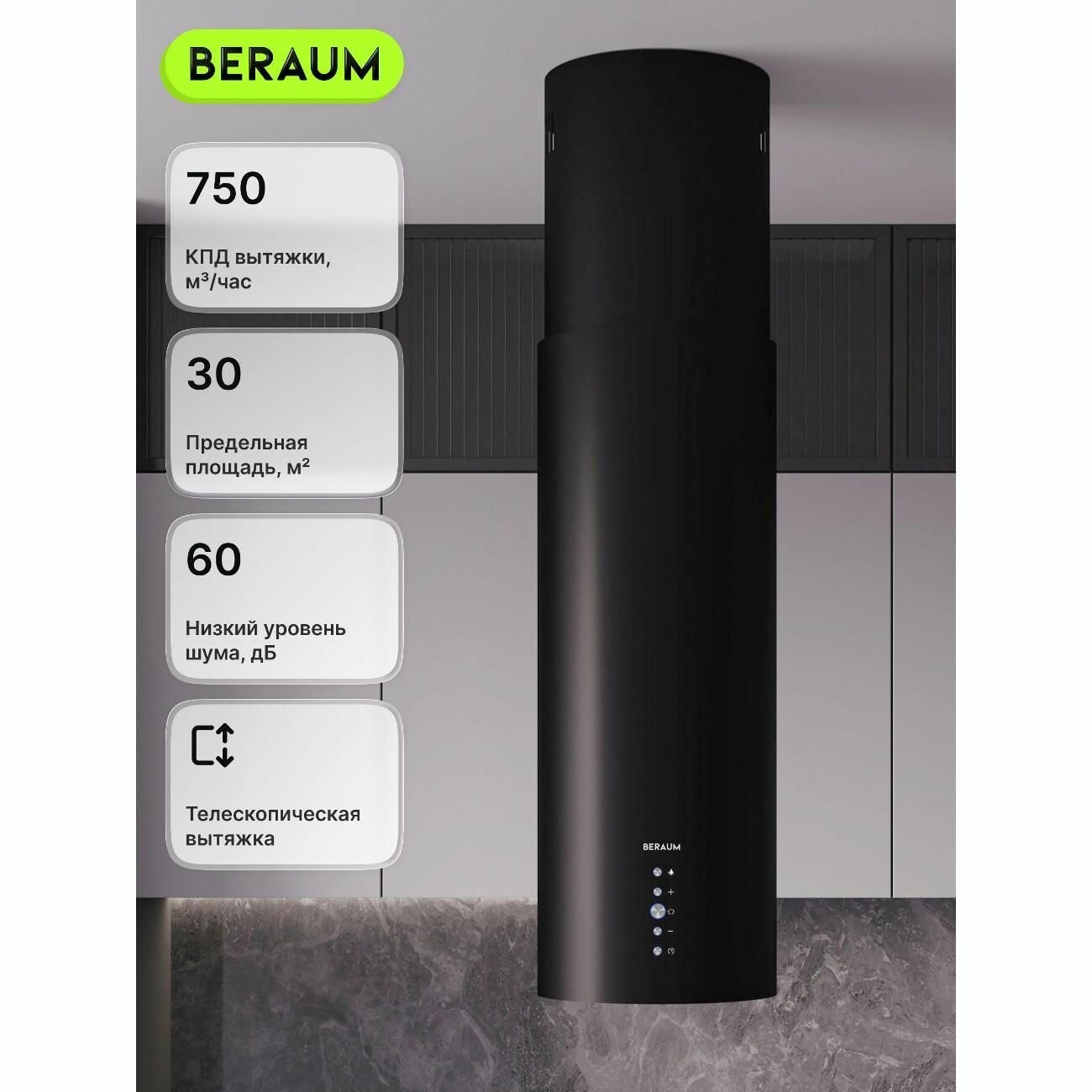 Вытяжка пристенная Beraum HK-3S0601B