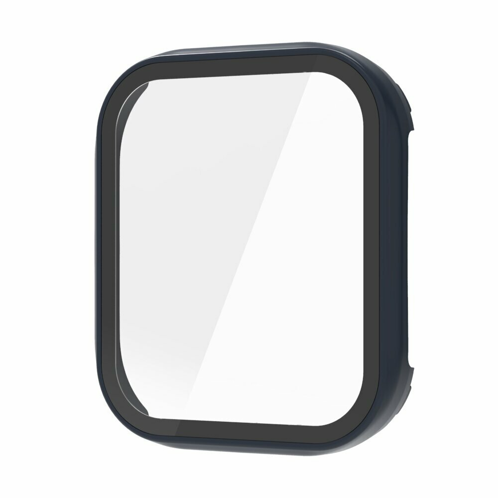 Чехол для часов Amazfit Bip 5, черно-синий ПК, ударопрочный и антицарапинный, подходит для экрана 42 мм
