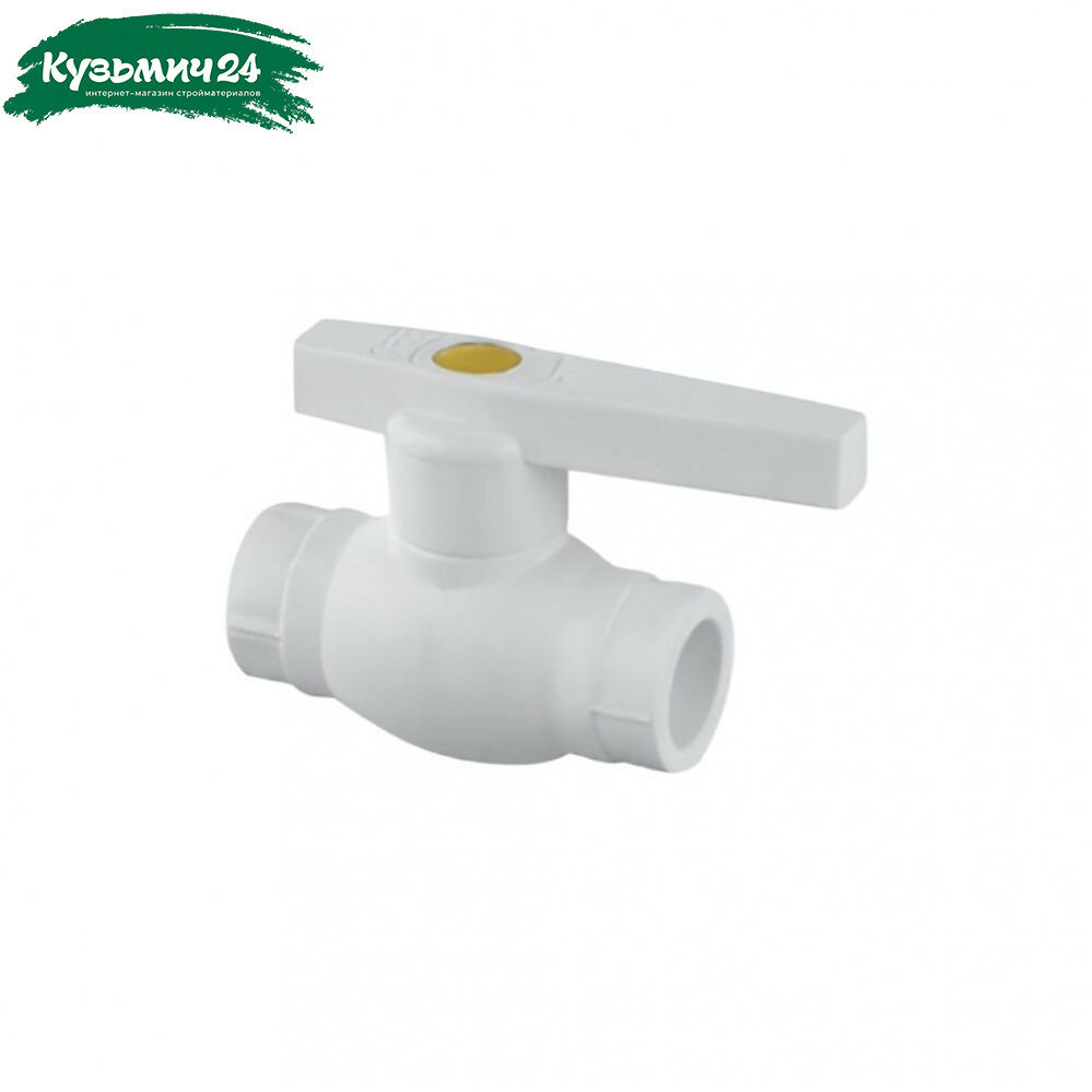 Кран шаровой Frap F131.3232 PPR RF-32 32 мм, ПП полипропиленовый, белый