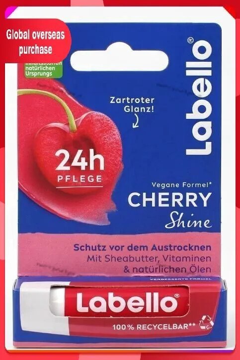 Labello Бальзам для губ Rose Cherry увлажняющий 4,8 мл