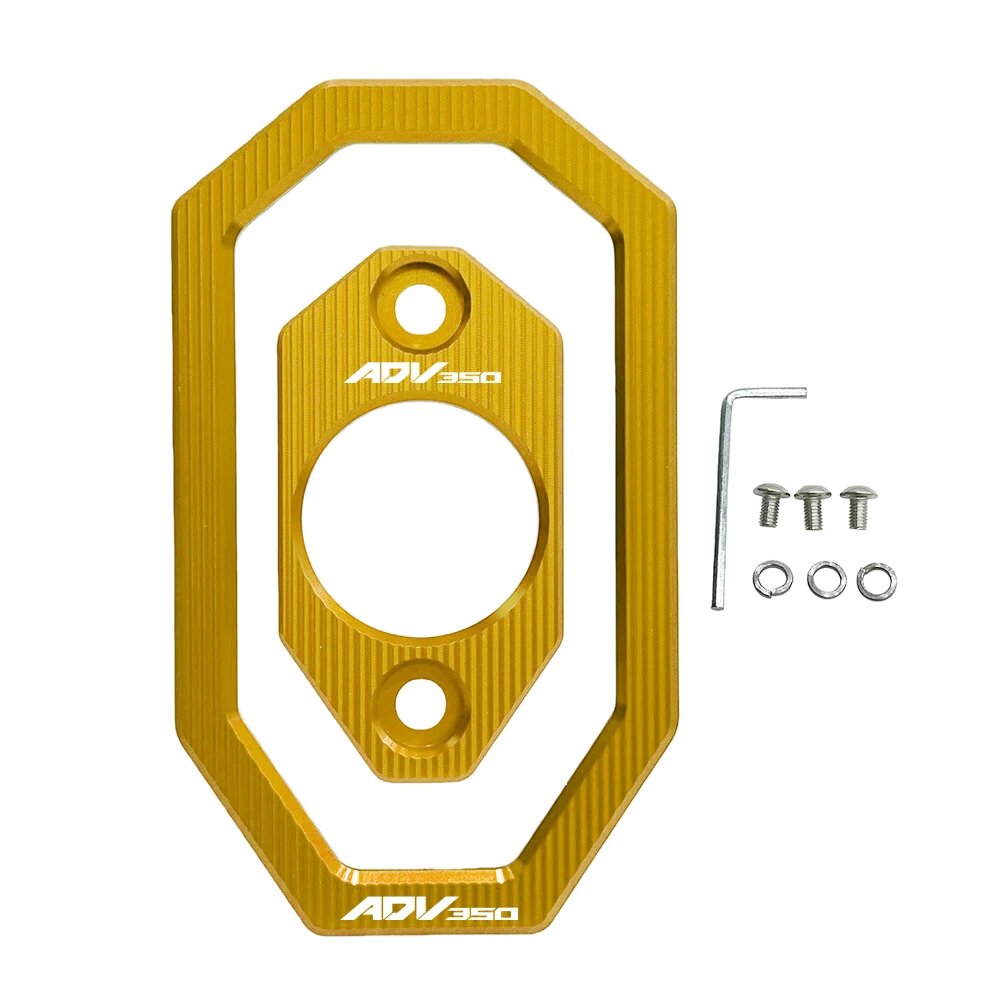 Для Honda ADV 350 ADV350 2021-2026 2025: Декоративная защитная накладка на выхлопную Gold Set logo