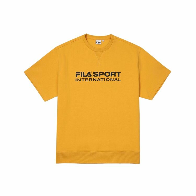 Футболка Fila Yellow Crew Neck Moderate