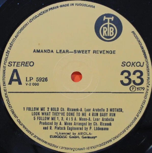 Amanda Lear - Sweet Revenge EX- — фото 1