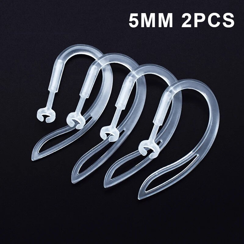 Силиконовые крючки для наушников HUXUAN 5mm-2PCS