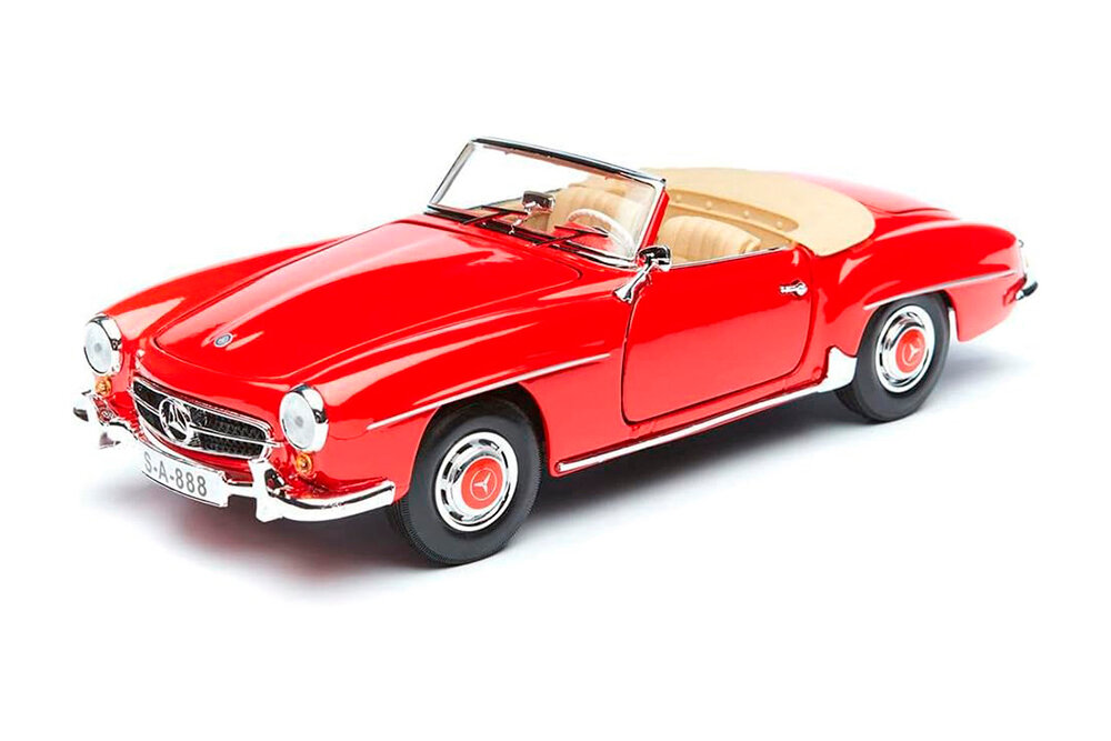 Модель коллекционная MAISTO Mercedes 190 sl 1955 red / мерседес 190 красный