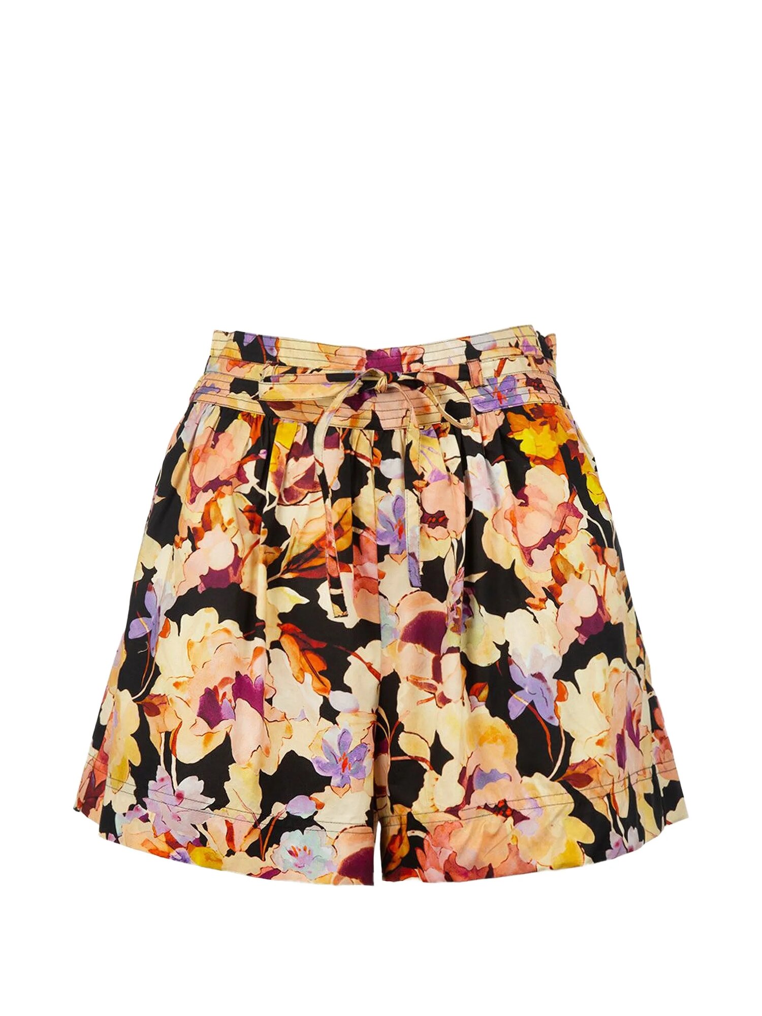 Шорты Floral-print tie-waist shorts