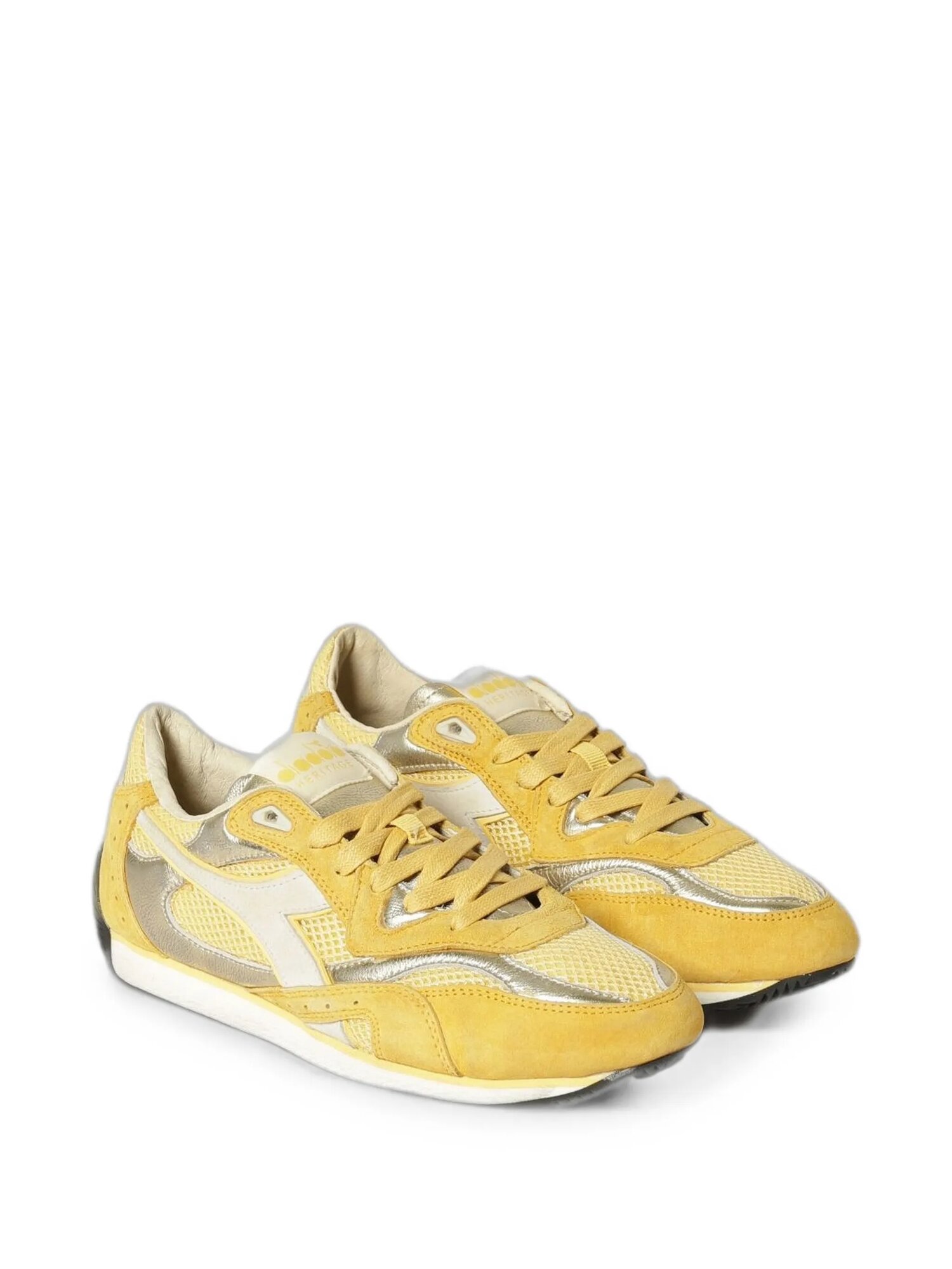 Кроссовки Diadora Equipe Revenge sneakers, размер 5, светло-желтый — фото 1