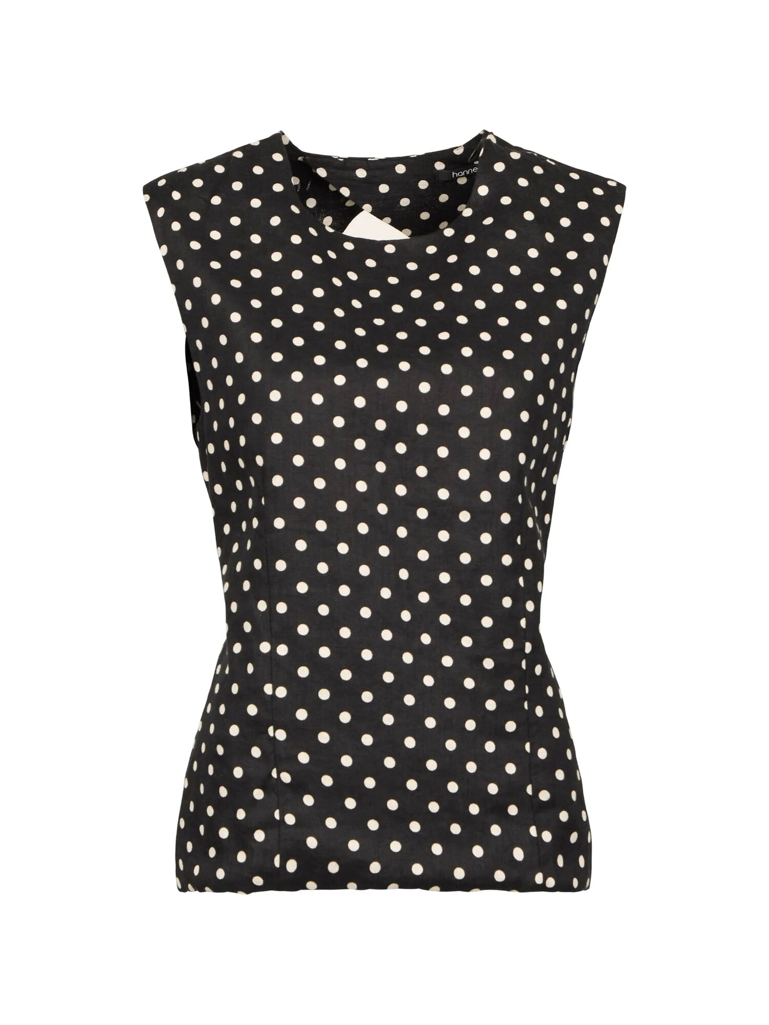 Топ Polka-dot open-back top