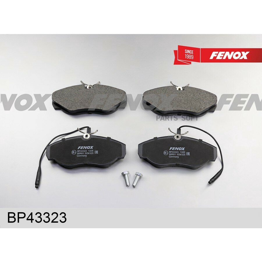 FENOX BP43323 Колодки Диск торм. перед.