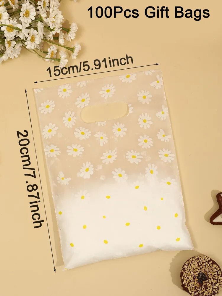Пакет подарочный 15x20 см, 100 шт.