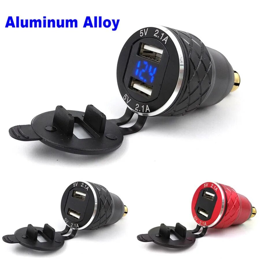 4.2A USB Зарядное Устройство Для Мотоцикла BMW F700/R1200 GS R1200RT Светодиодный Индикатор Напряжения