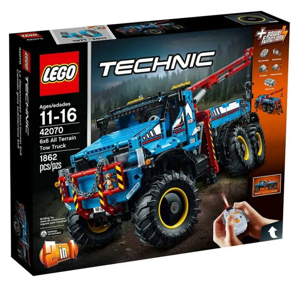 Конструктор LEGO 42070 6x6 All Terrain Tow Truck (Эвакуатор-внедорожник)