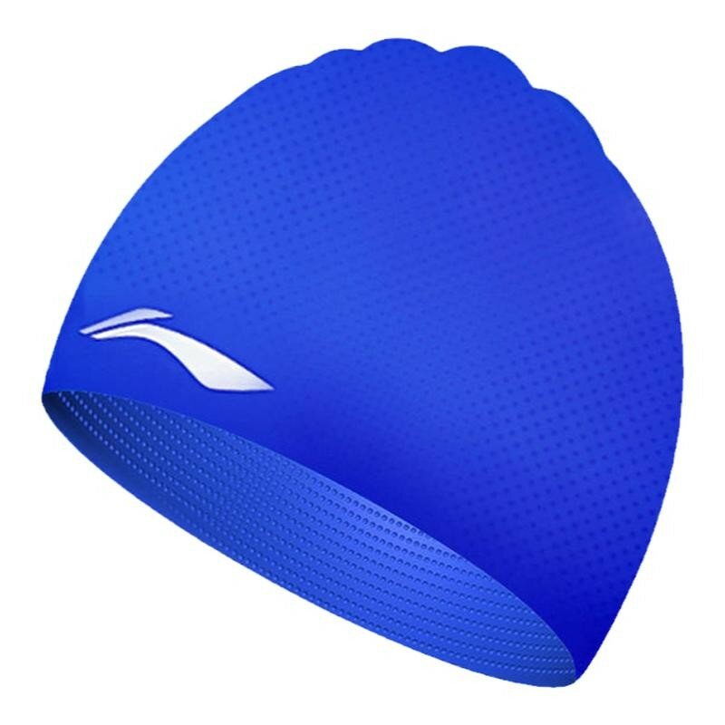 Плавательная шапочка унисекс Li-Ning Silicone, синяя