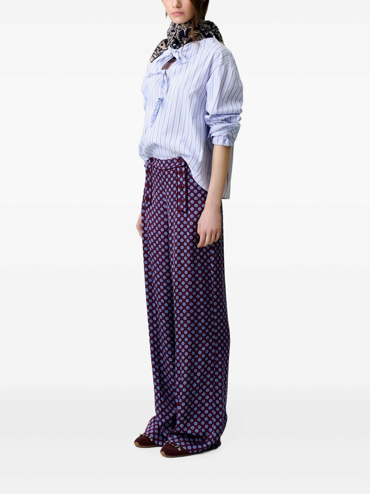 Брюки CLAUDIE PIERLOT Sailor, размер 38 — фото 1