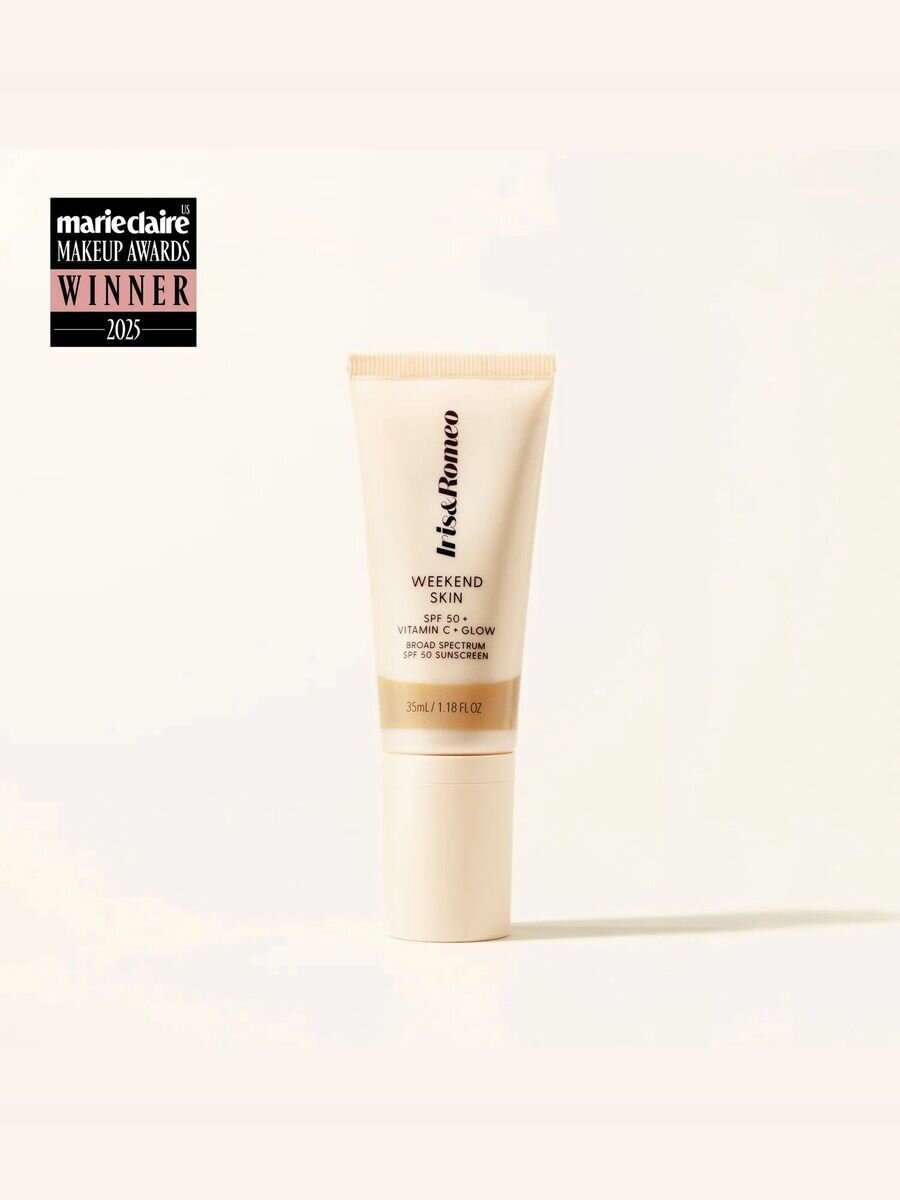 Iris&Romeo Солнцезащитный крем-тинт для лица Weekend Skin SPF 50 (Universal Glow) 35 мл