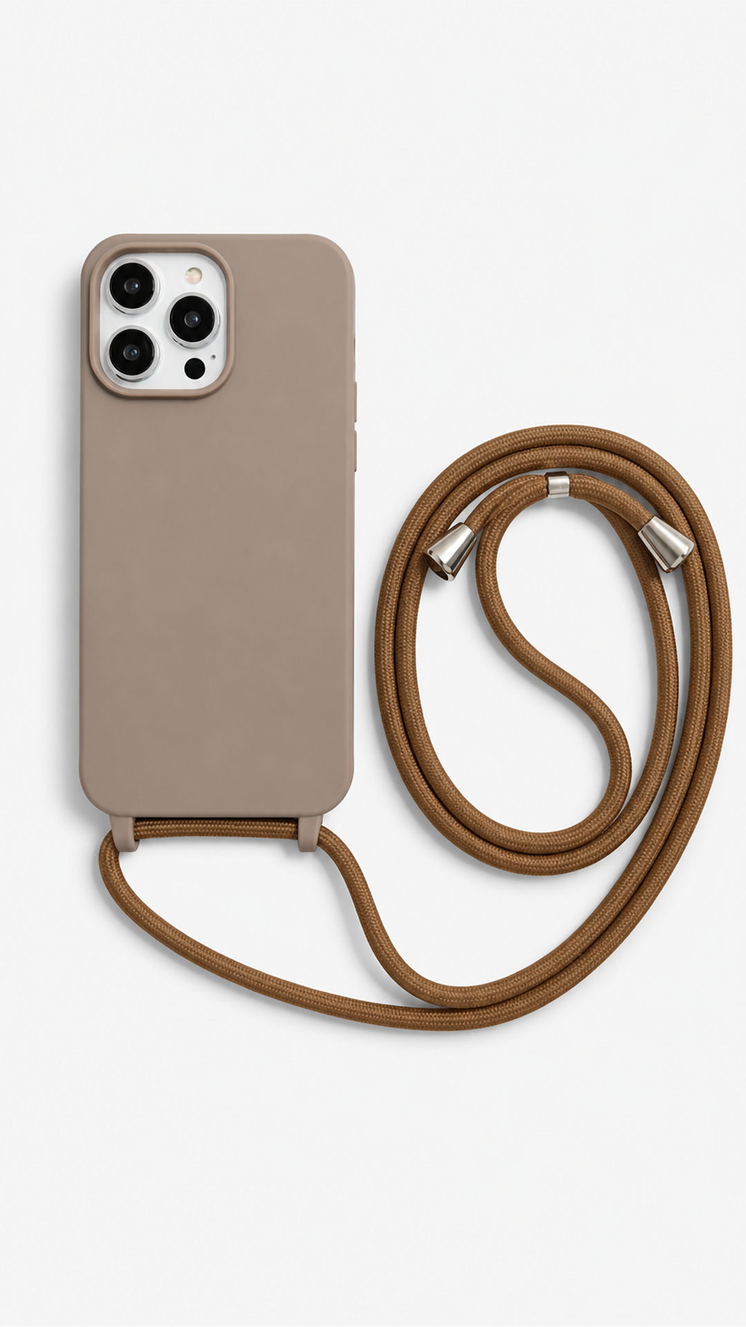 Uniq кожаный чехол со шнурком для iPhone 16 Pro, Dusty Nude (MagSafe)