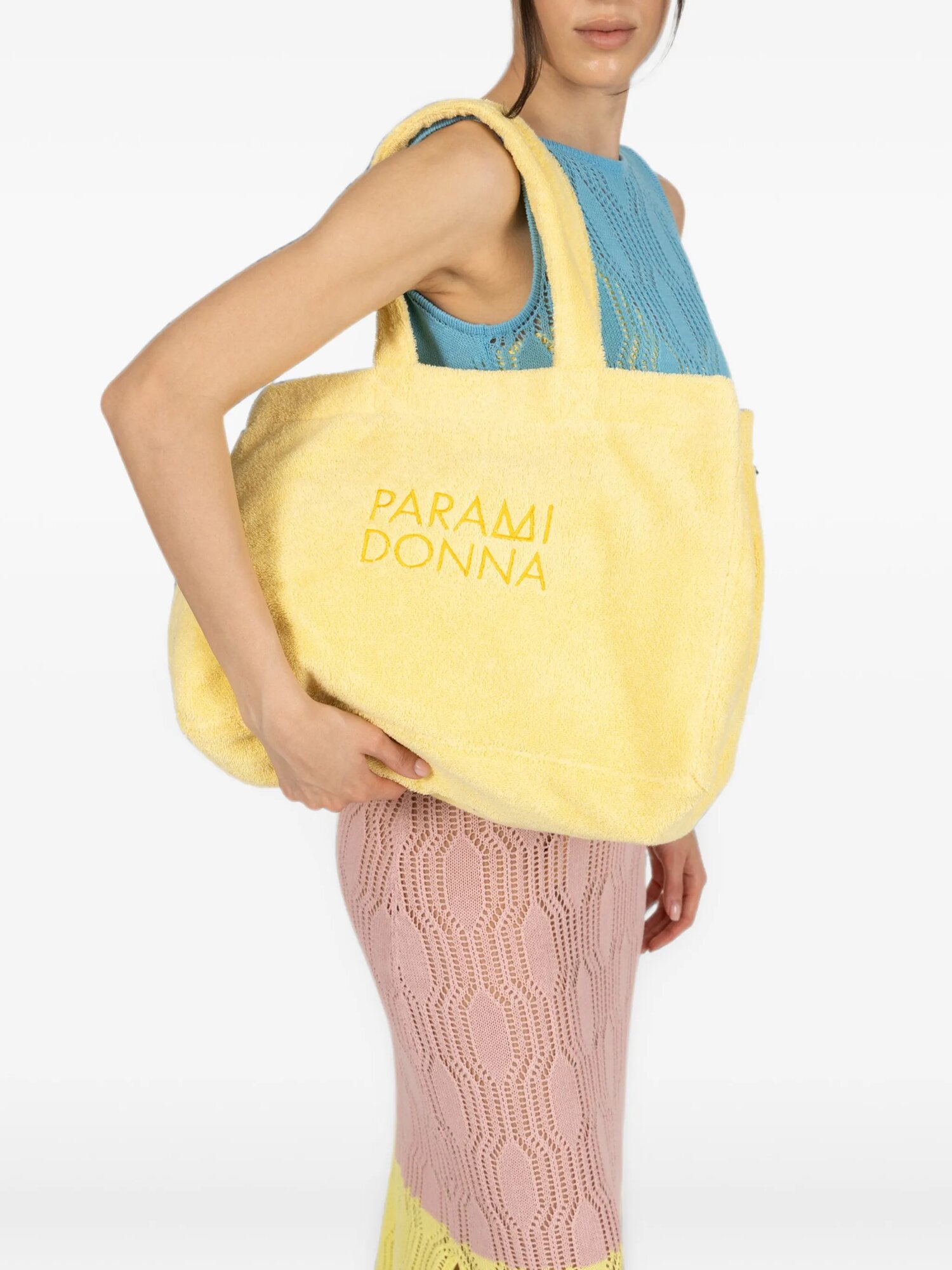 Сумка Embroidered-logo tote bag