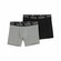 Трусы PUMA MEN EVERYDAY BASIC BOXER 2P, комплект из 2 шт., размер XL, серый, чер...