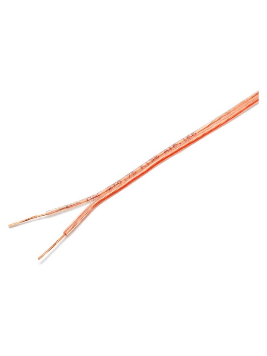 Кабель акустический Cablexpert CC-TC2x0,75-20M, прозрачный, 20 м, бухта