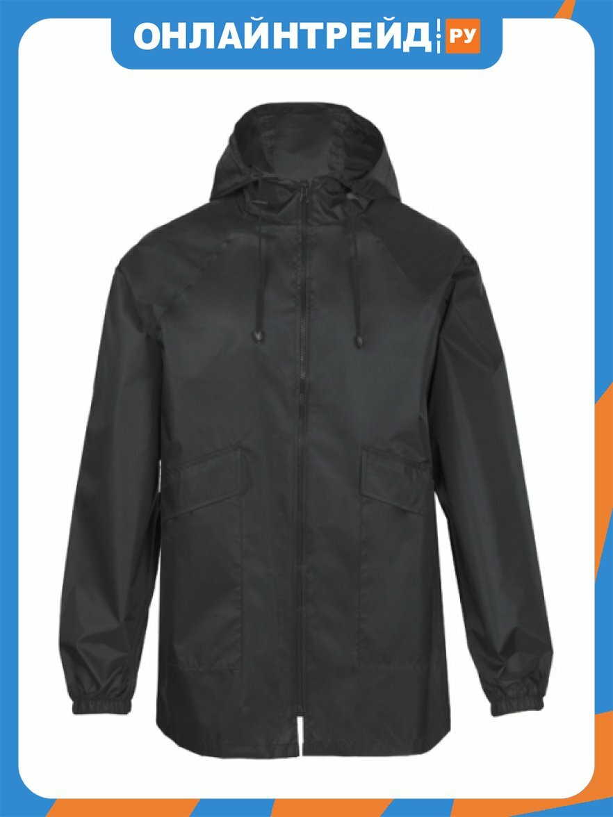 Дождевик US Basic Parka 508099 унисекс, черный, XL