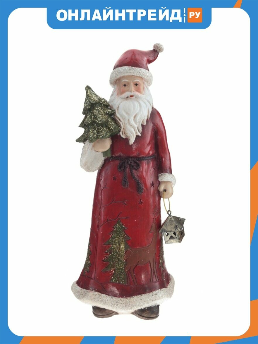 Фигурка декоративная Remeco Collection "Дед мороз " 13х13х31 см 779234