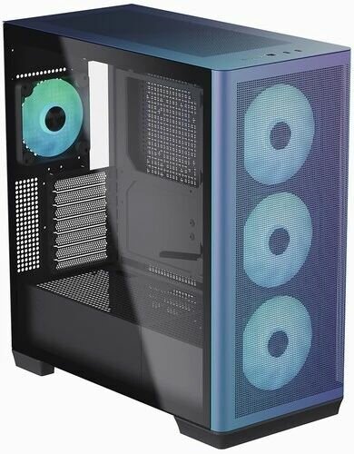 Компьютерный корпус APNX Creator C1 (APCM-CR01043. C1) фиолетовый - Midi Tower, ATX, USB 3.2 Gen 1 Type-A, USB 3.2 Gen 2 Type-C