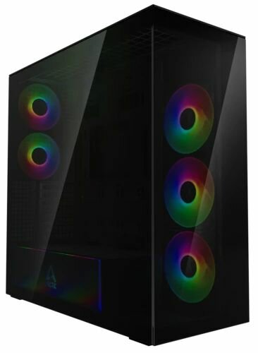 Компьютерный корпус Arctic Xtender Black (ACPCC00015A) черный - Midi Tower, E-ATX, USB 3.2 Gen 2 Type-A, USB 3.2 Gen 2x2 Type-C