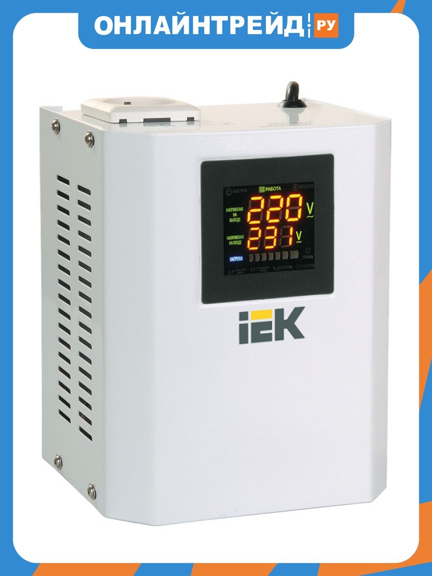 Стабилизатор напряжения Iek Boiler 0.5кВА, IVS24-1-00500