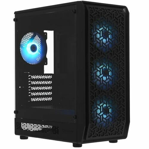 Компьютерный корпус GameMax Forge MB (FORGE MB) черный - Mini Tower, Micro-ATX, USB 2.0 Type-A, USB 3.2 Gen 1 Type-A, USB 3.2 Gen 2 Type-C