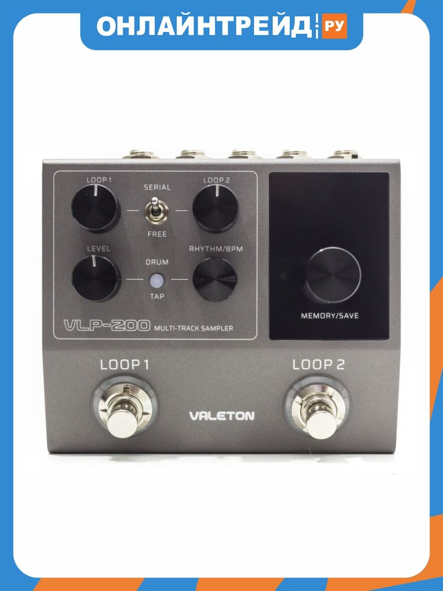 Лупер на 7 часов записи Valeton VLP-200
