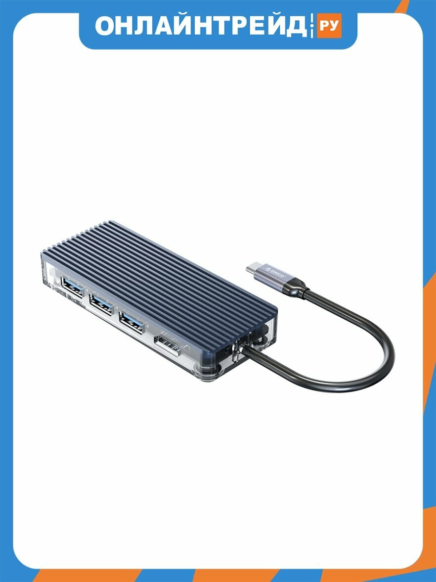 Разветвитель USB Orico WB-6TS (серый)