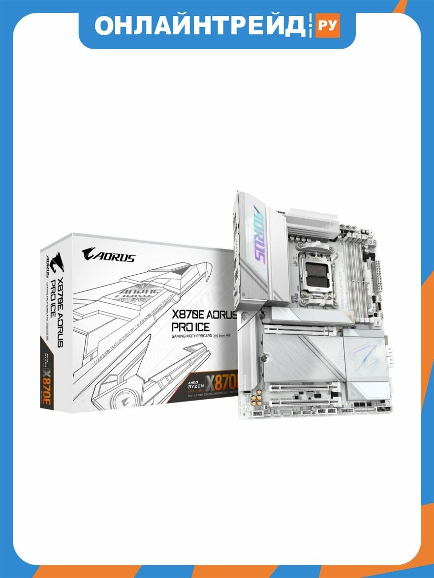 Материнская плата Gigabyte X870E AORUS PRO ICE (AM5, ATX)