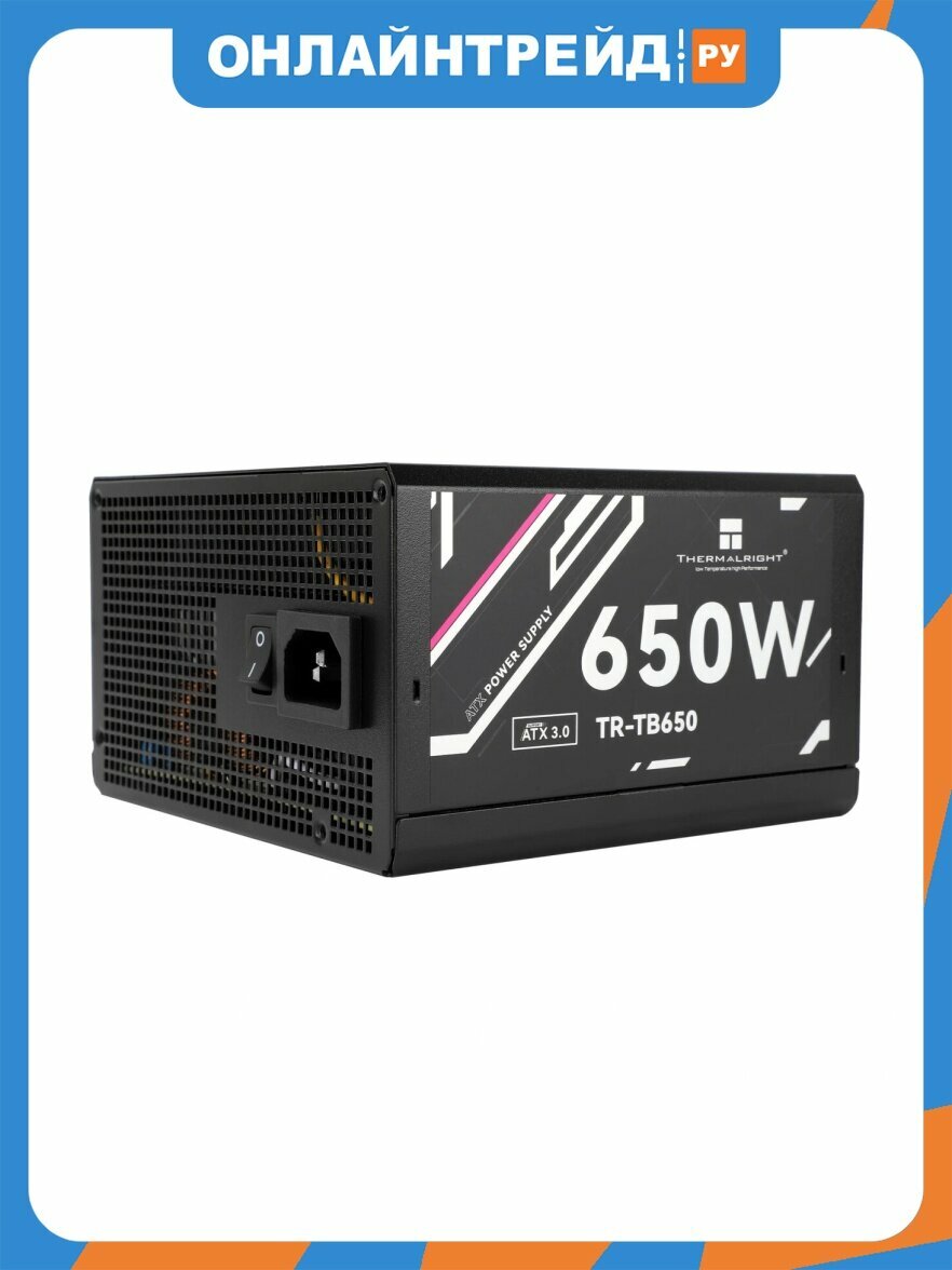 Блок питания Thermalright TR-TB650, 650W, 80+ Bronze, ATX3.0
