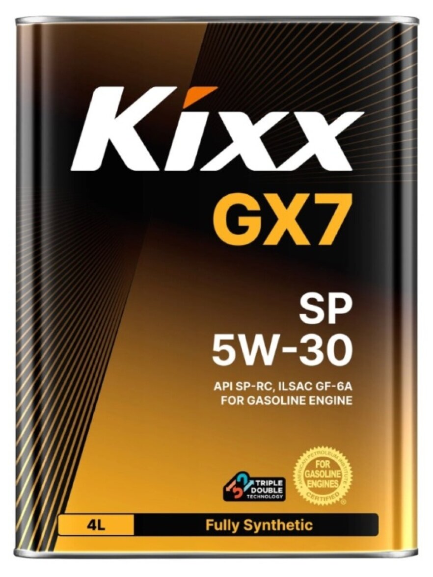 Моторное масло Kixx GX7 SP 5W-30 синтетическое 4 л