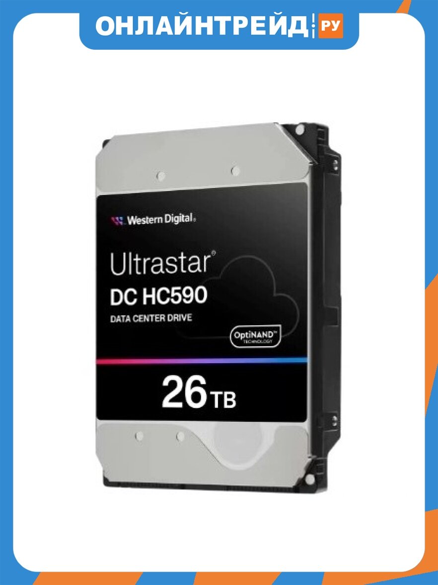 Жесткий диск 3,5" Western Digital WD Ultrastar DC HC590 26.0TB SATA 6Gb/s 512MB 7200RPM