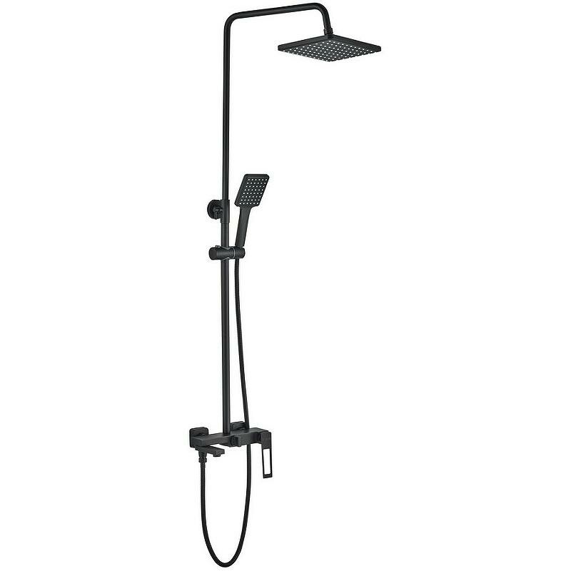 Душевая система Haiba HB24817-7 Черная матовая