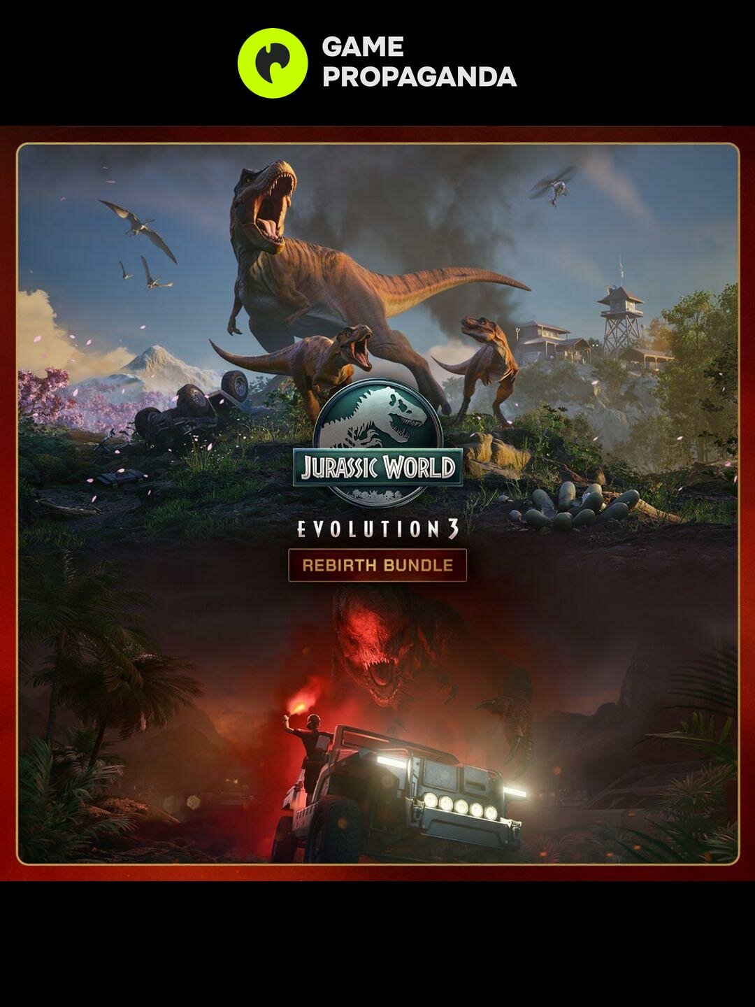Игра Jurassic World Evolution 3: Rebirth Bundle PS5 + 151 TRY на баланс PSN. Турция. Цифровая версия