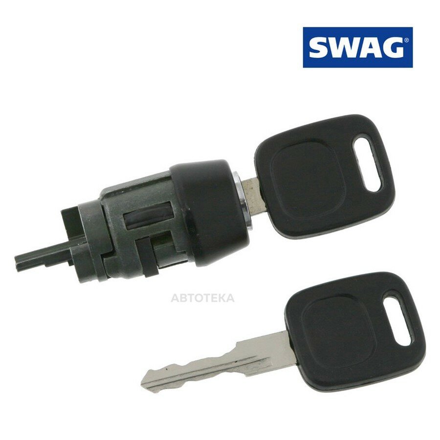 Личинка замка зажигания [с ключом] SWAG 32923904 AUDI 100/80 2.0-2.8/D/TDI 90-94